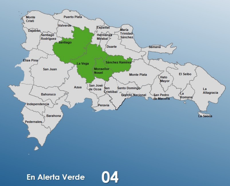 COE emite alerta verde para cuatro provincias por una vaguada ...