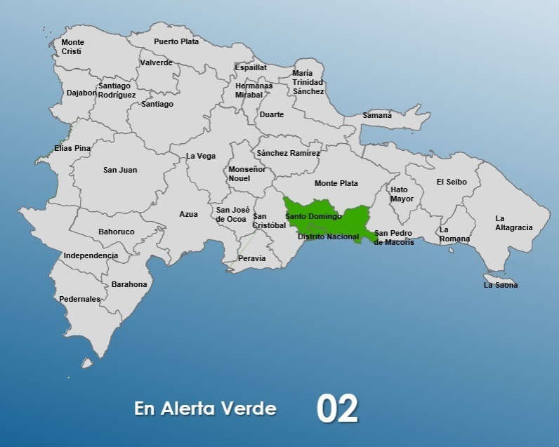 COE coloca a Santo Domingo y el Distrito Nacional en alerta verde por ...